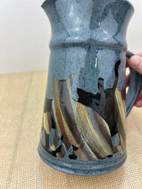 Vintage Westcote Bell Ceramic Cat Pitcher, Blue Westcote Bell Cat ...