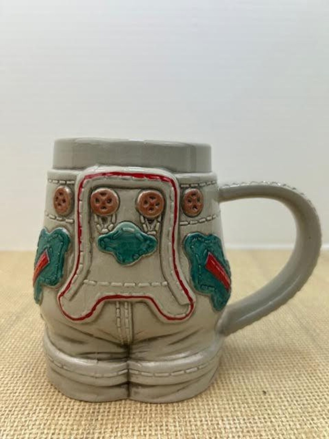 Lederhosen Mug, German Pottery Lederhosen Mug, Gerz Lederhosen Mug/beer ...