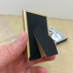 Set of 3 Mini Frames, Set of 3 Metal Miniature Picture Frames, Wedding ...