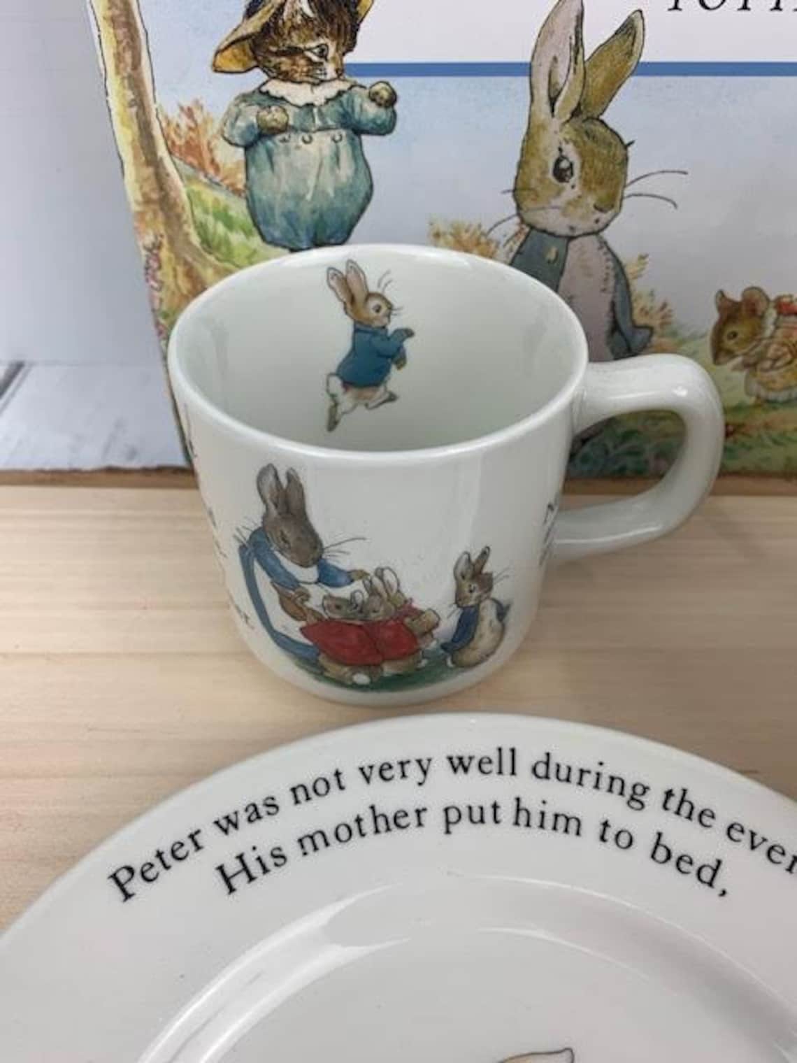 Peter Rabbit 3 piece dish set Wedgewood Peter Rabbit's | Etsy