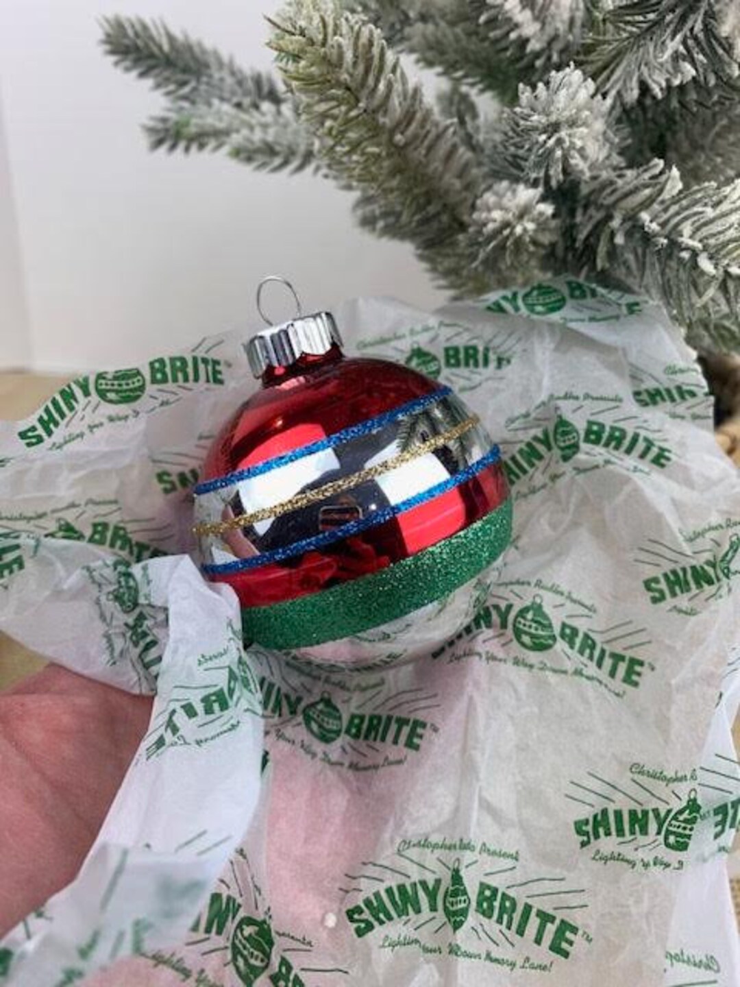 Set of 5 Shiny Brite Retro Bulbs From Christopher Radko, Christopher ...