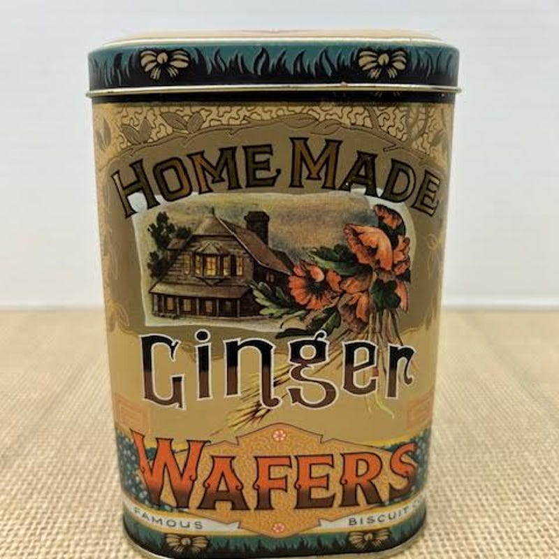 Ginger Wafers Tin - Etsy