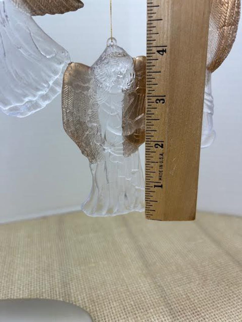 Set of 8 Acrylic Angel Ornaments, Angels Playing Musical Instruments ...
