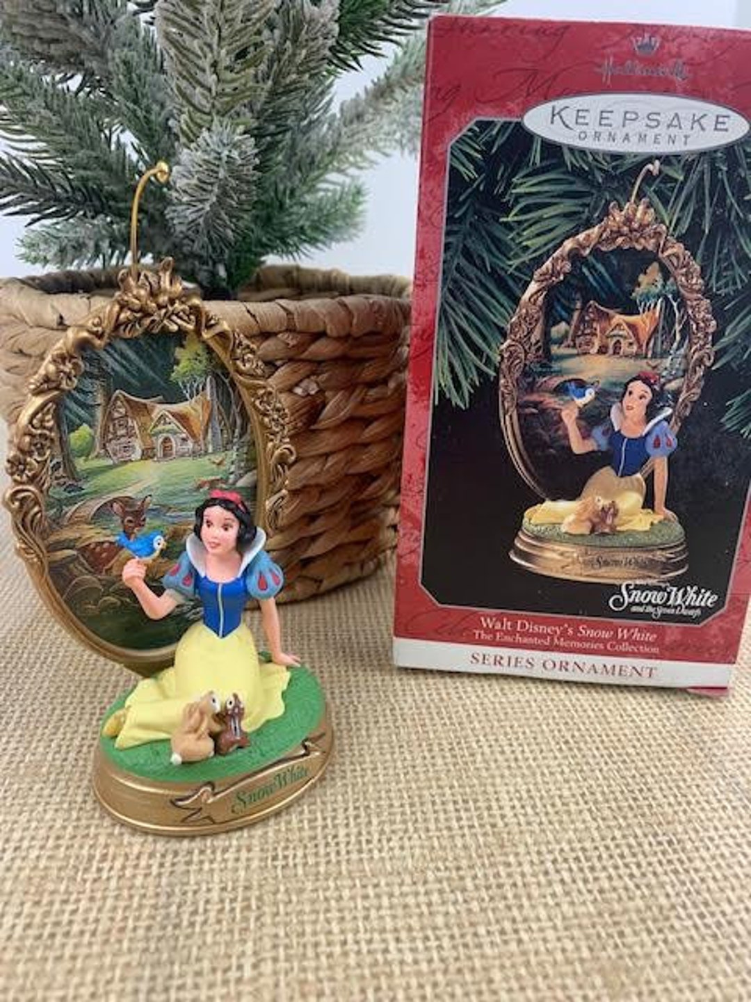 1999 Hallmark Snow White Ornament, Disney Snow White Ornament, Snow ...