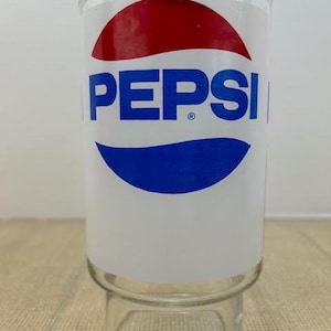Footed/pedestal Vintage Pepsi Glass, Vintage Footed Coca Cola Glass ...