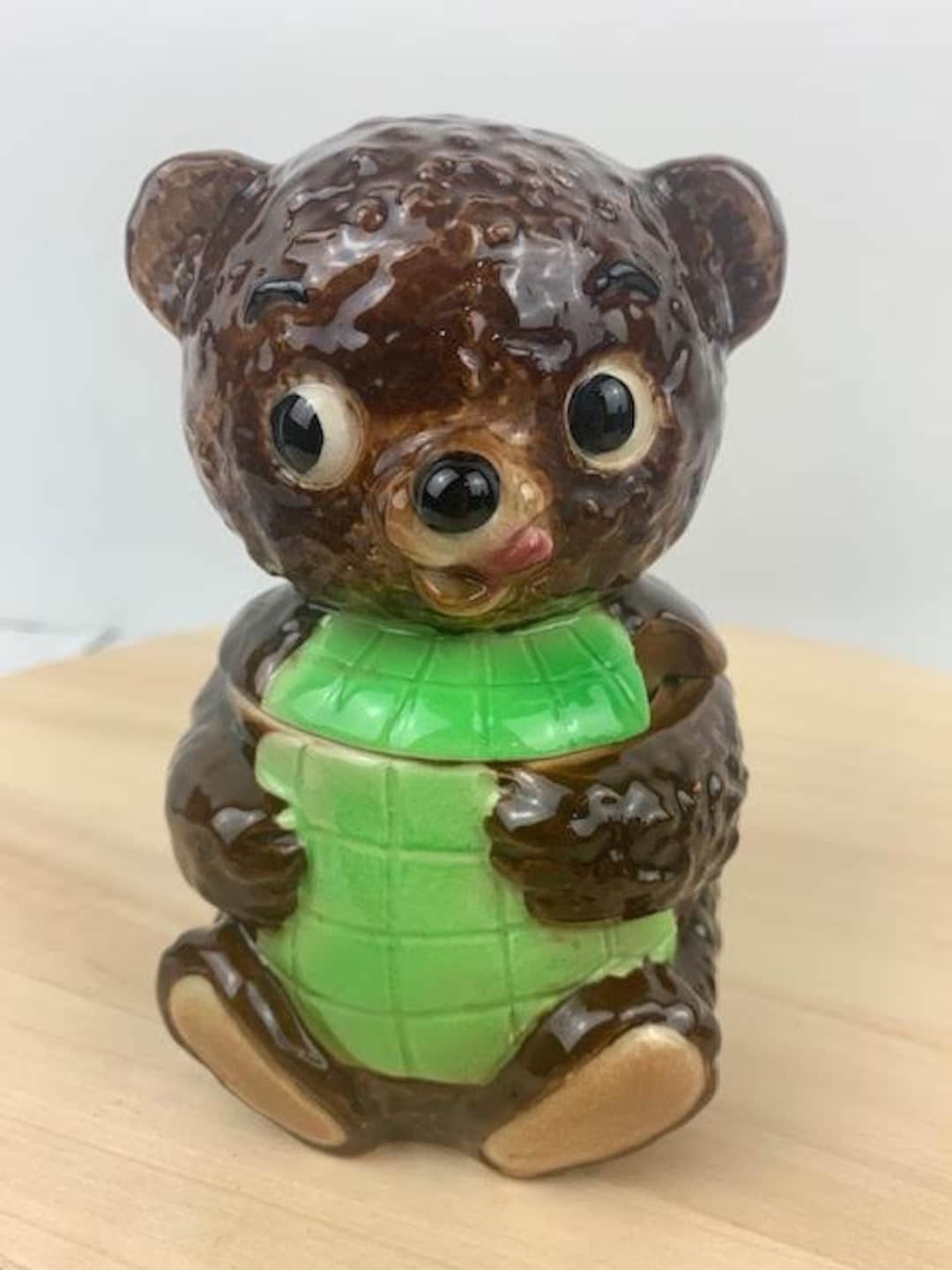 1972 Goebel Teddy Bear Jam Jar, Teddy Bear Jam Jar, Goebel Teddy Bear ...