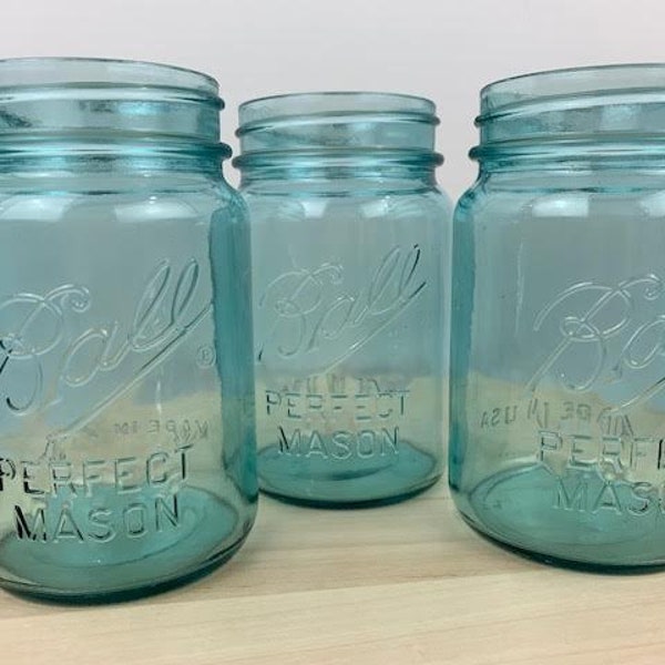 Blue Ball Jars - Etsy