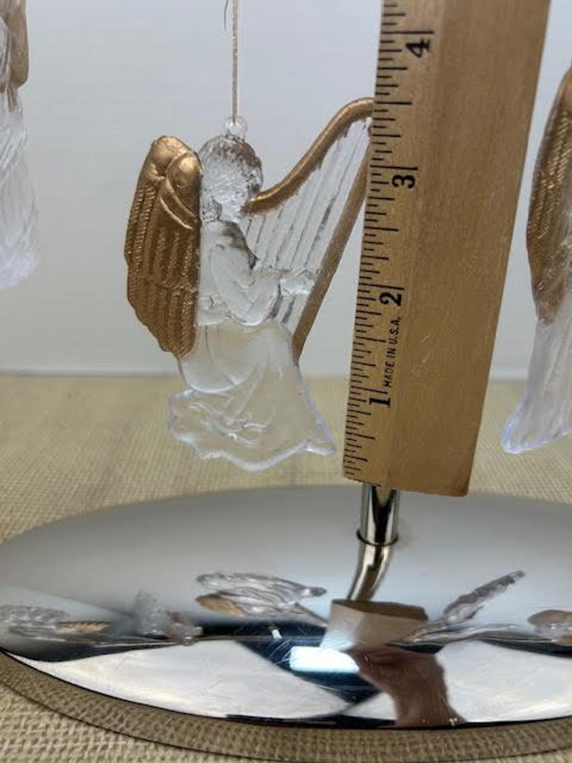 Set of 8 Acrylic Angel Ornaments, Angels Playing Musical Instruments ...