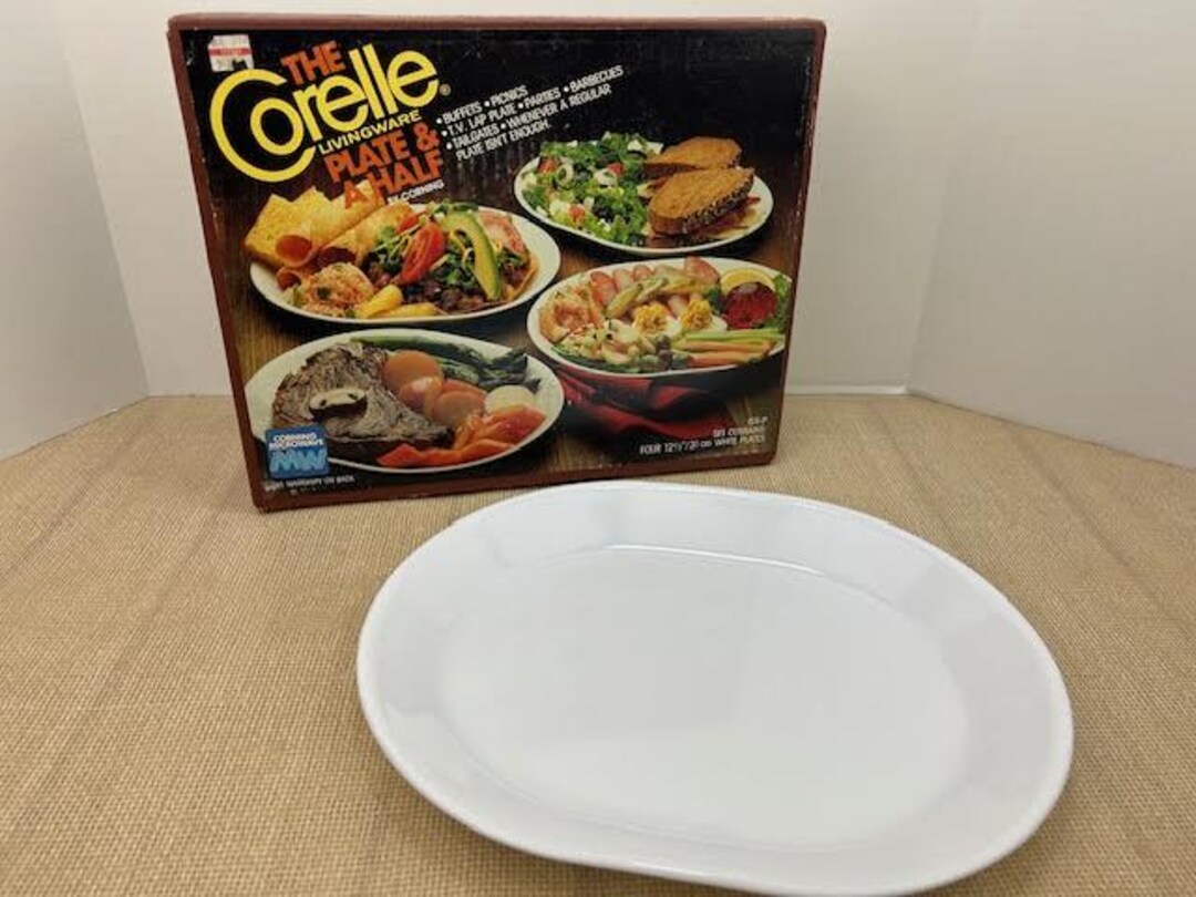 NIB Corelle Plate and a Half, NIB Vintage Corelle 611-P, the Corelle ...
