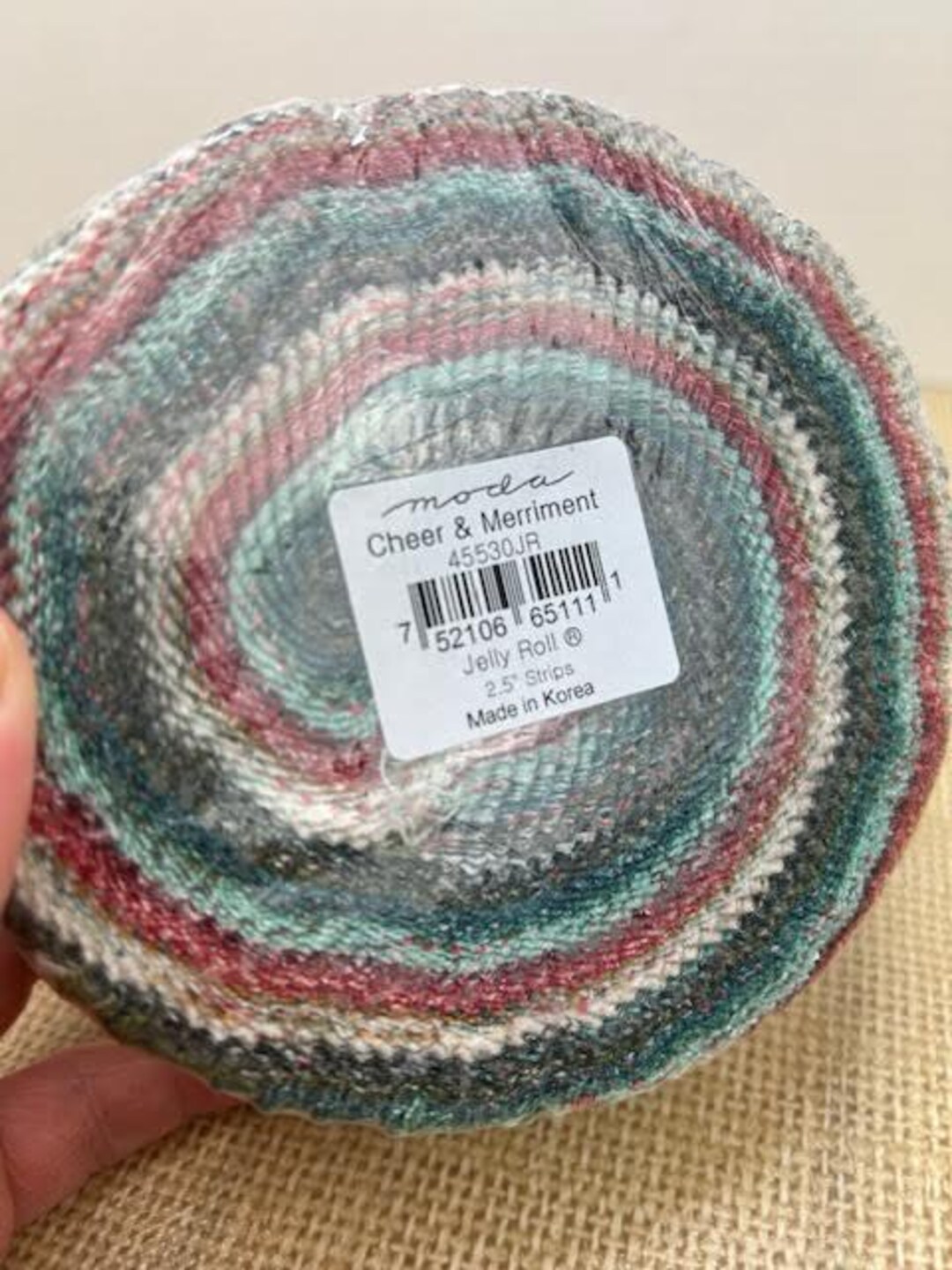 Moda Cheer & Merriment Jelly Roll, New/sealed Jelly Roll From Moda ...