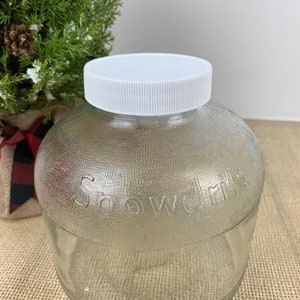 Vintage Snowdrift Glass Jar, Vintage Snowdrift Shortening Jar, Vintage ...