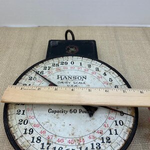Vintage Hanson Dairy Scale, Vintage Farm Scale, Hanson Dairy Scale ...