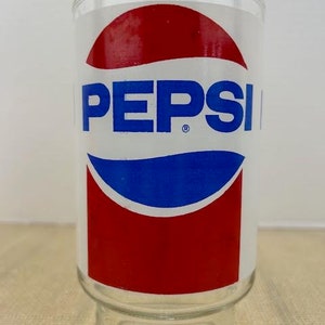 Footed/pedestal Vintage Pepsi Glass, Vintage Footed Coca Cola Glass ...