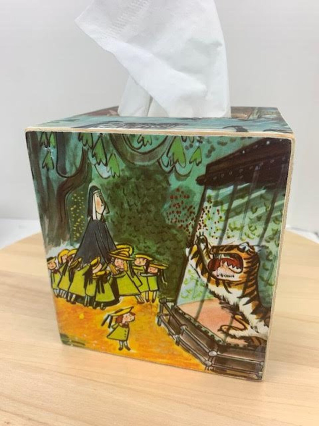 Madeline Tissue Box Cover Madeline Book Gift for Madeline - Etsy