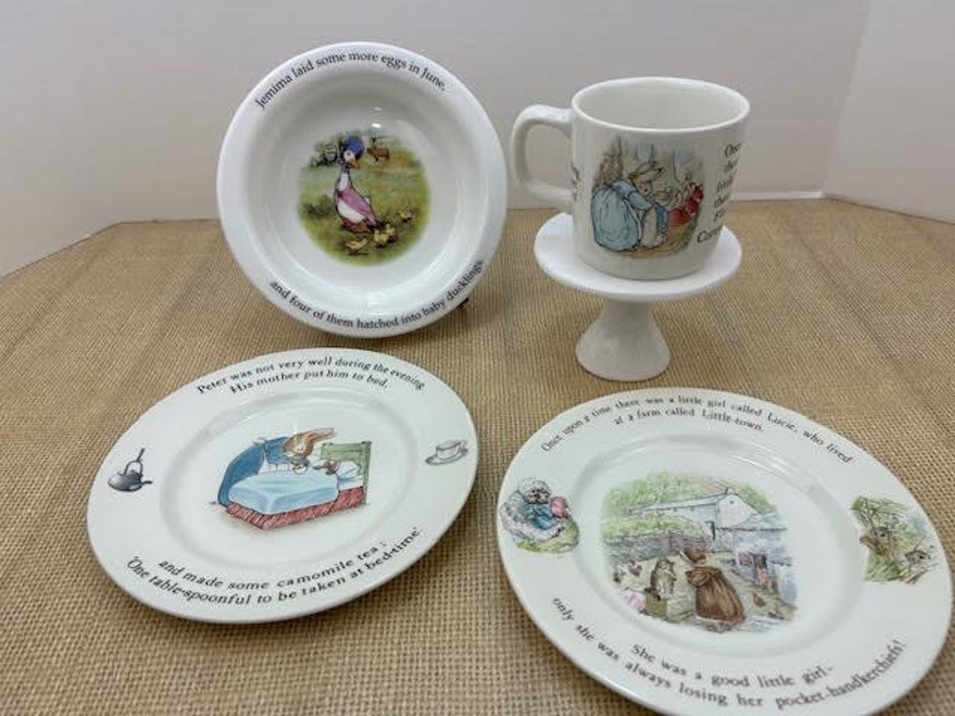 Peter Rabbit and Friends Dishes, Wedgewood Peter Rabbit's Nursery ...
