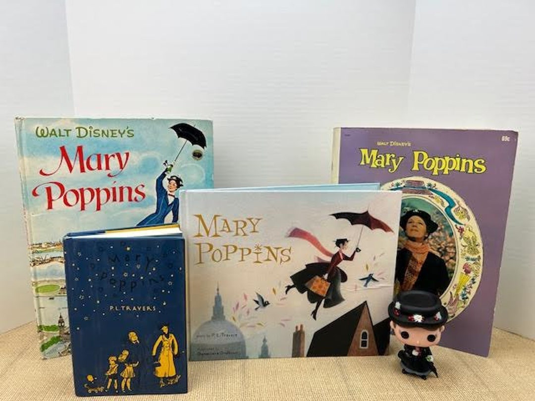 Vintage Mary Poppins Books, Mary Poppins Pop Funko Figurine, Vintage ...