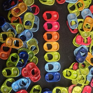 100 Aluminum Multi-colored Monster Logo Soda Pull Tabs / Pop Tops / Pop ...