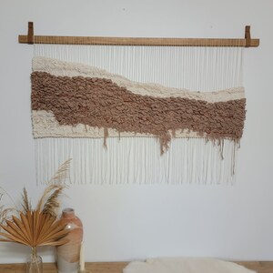 Neutral Fiber Art Organic Fibers Modern Coastal Decor Earth - Etsy
