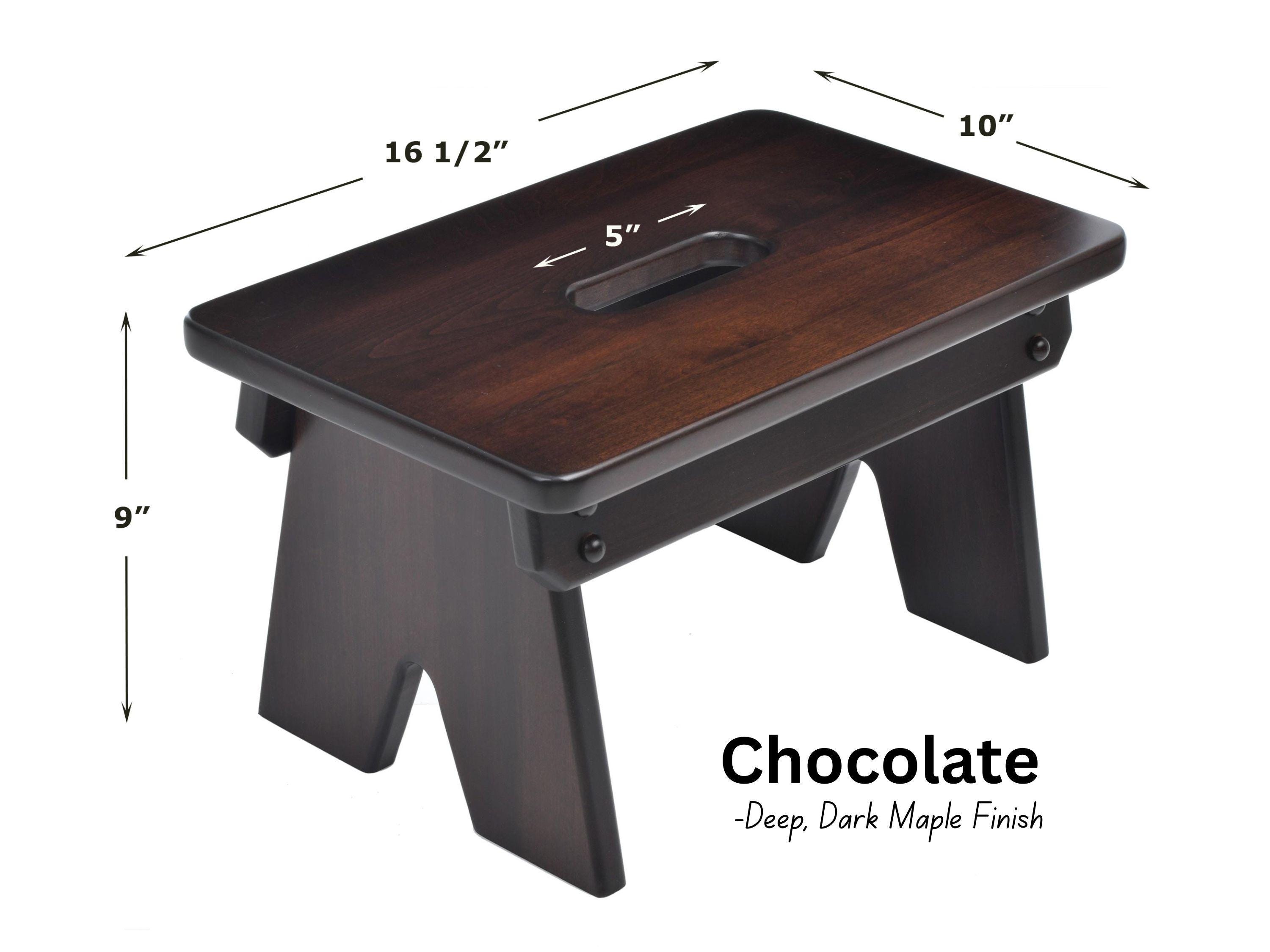 Amish Handcrafted Solid Wood Step Stool Footstool A Step Above the Rest ...