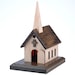 Amish Handcrafted Wood Church Music Box Solid Oak, Two-toned Wood ...