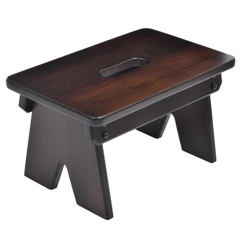 Amish Handcrafted Solid MAPLE Wood Step Stool Footstool A Step Above ...
