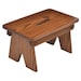 Amish Handcrafted Solid Wood Step Stool Footstool A Step Above - Etsy