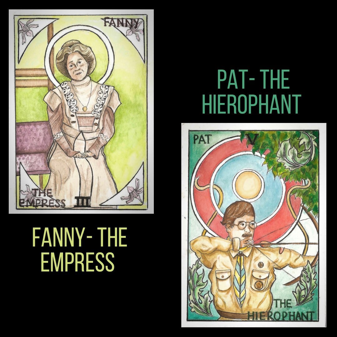 BBC Ghosts Tarot Prints - Etsy UK