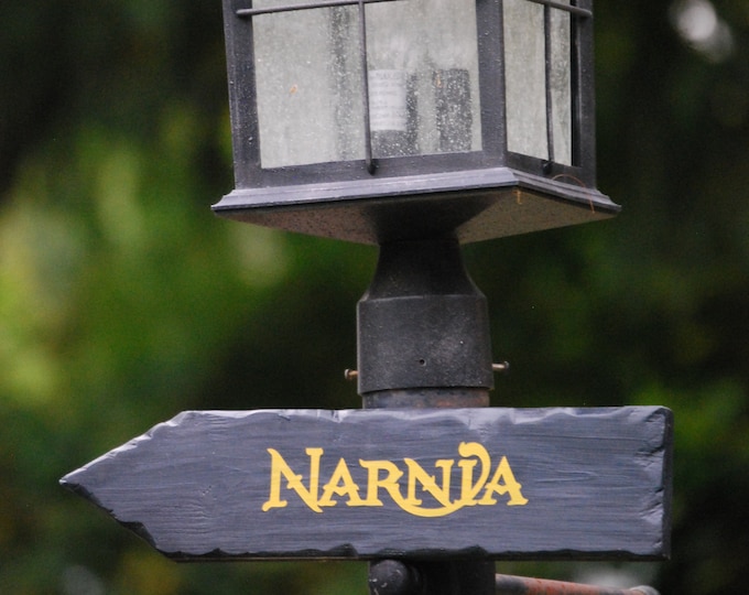 Rustic Hand Painted Narnia Directional Sign / Chronicles of Narnia ...