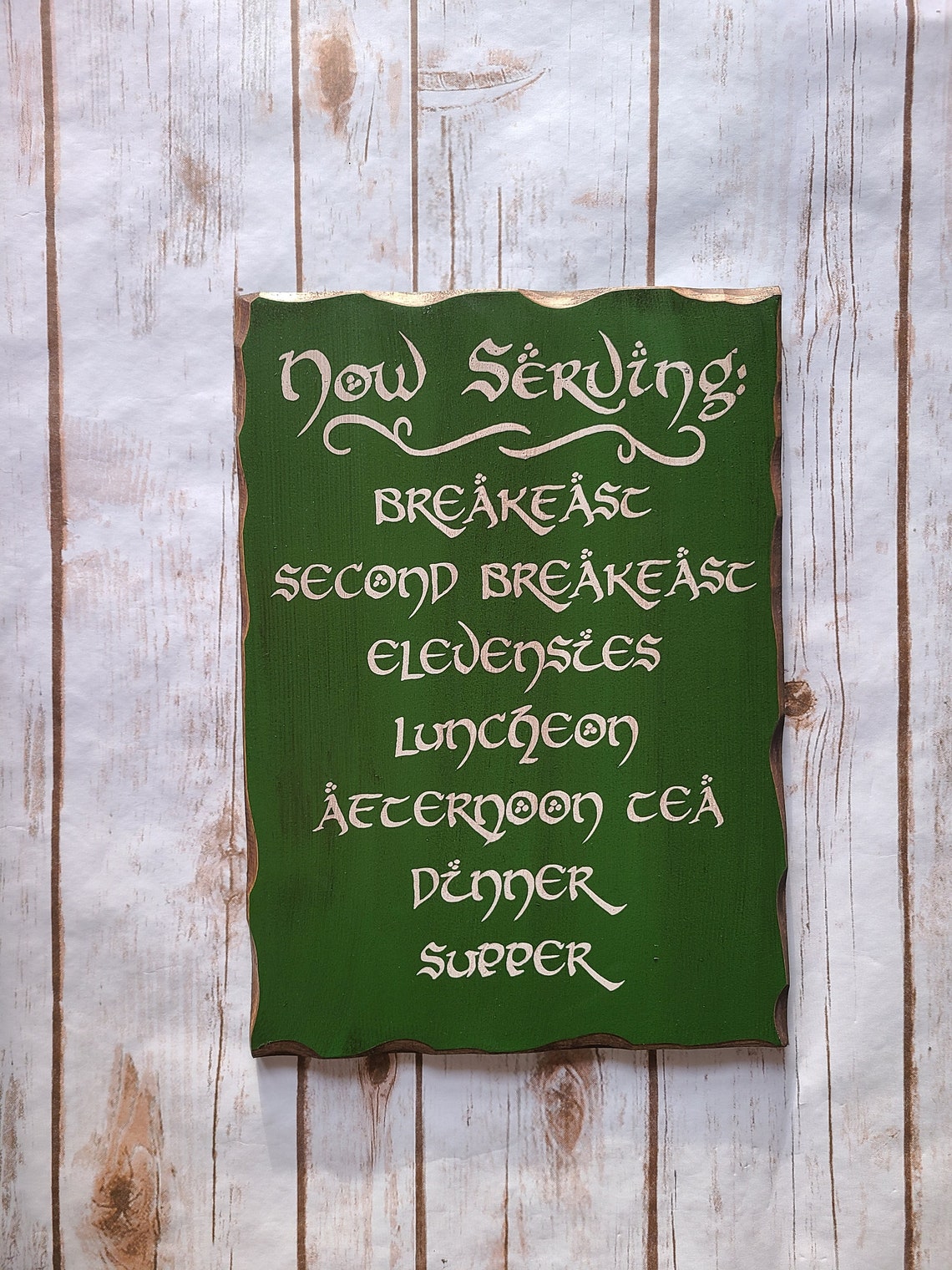 Vintage Style Hand Painted Hobbit Meals / Lord of the Rings - Etsy