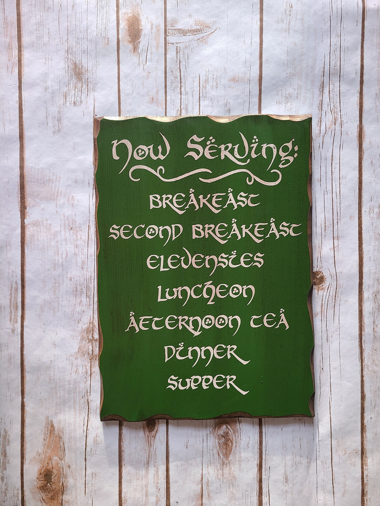 Vintage Style Hand Painted Hobbit Meals / Lord of the Rings - Etsy