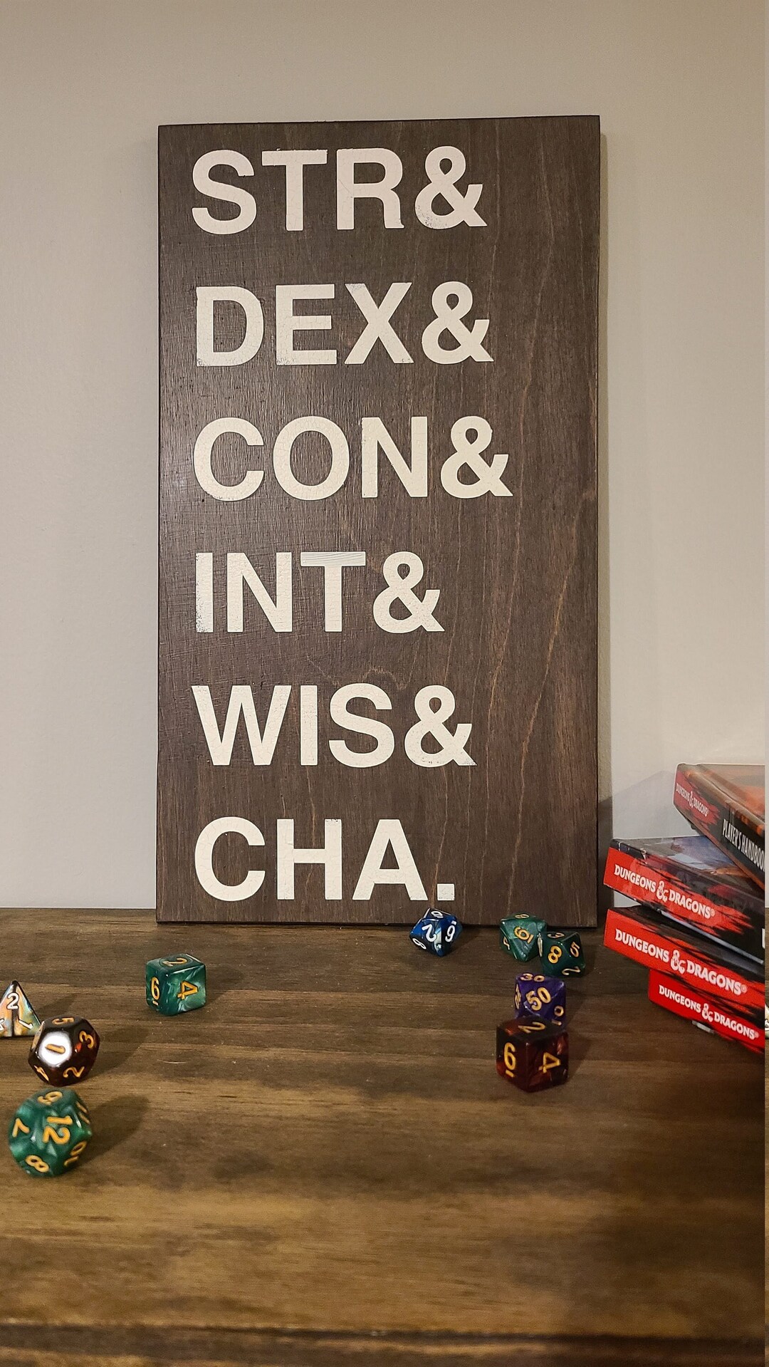 Hand Painted D&D Character Stats Sign / DND Sign / DND Gift / - Etsy
