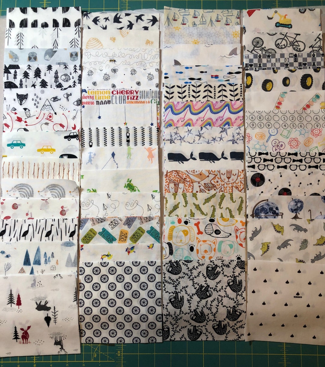 I Spy Novelty Boy Prints 50pc. White Background Prints Fussy Cut Charm ...