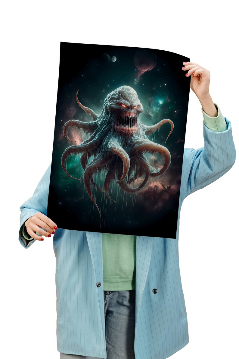 Slime Octopus Generated by AI Printable Digital Art High Res. - Etsy