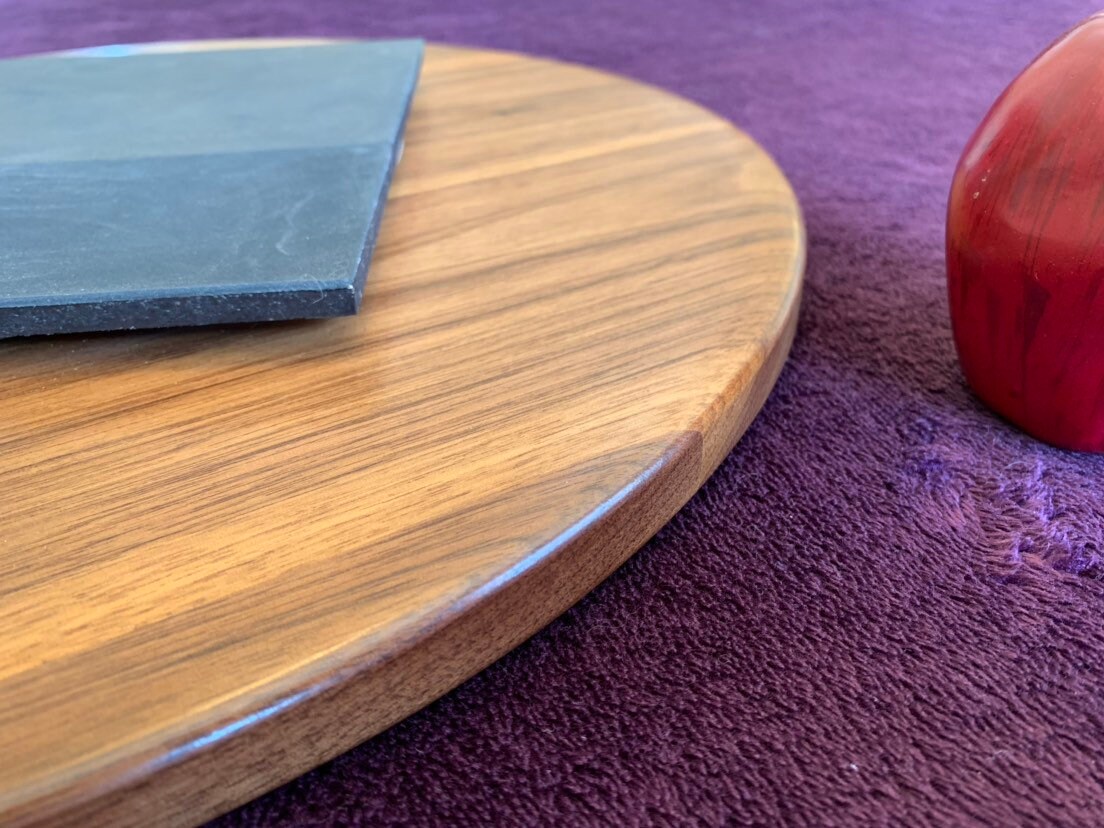 Walnut Wood Lazy Susan Personalized Engraving Table | Etsy