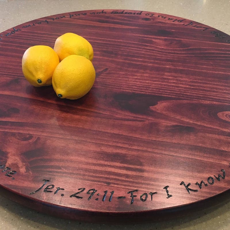 Wood Lazy Susan - Etsy