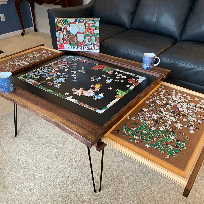 Puzzle Table - Etsy