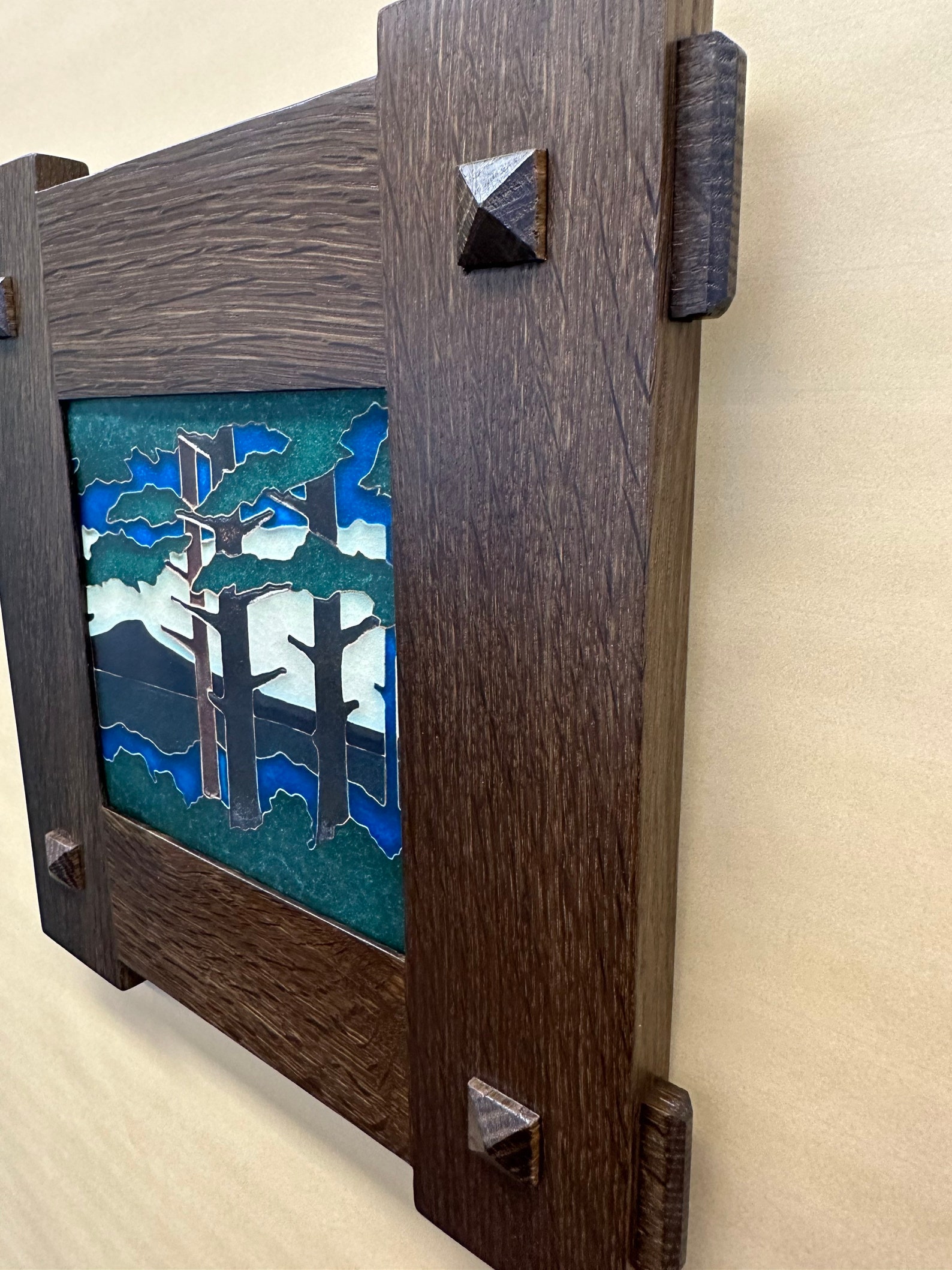 6x6 Tile Frame, Craftsman/mission Style Frame, Arts and Crafts, Quarter ...