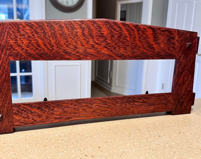 Large Craftsman/mission Style Frame, Arts and Crafts, Quarter Sawn Oak ...