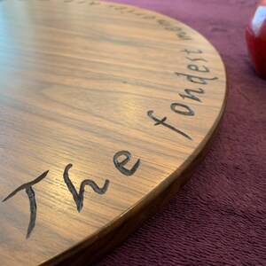 Walnut Wood Lazy Susan, Personalized Engraving , Table Centerpiece ...