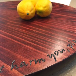 Wood Lazy Susan/serving Tray/engraved Letters/personalized Gift/table ...