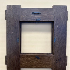 6x6 Tile Frame, Craftsman/mission Style Frame, Arts and Crafts, Quarter ...