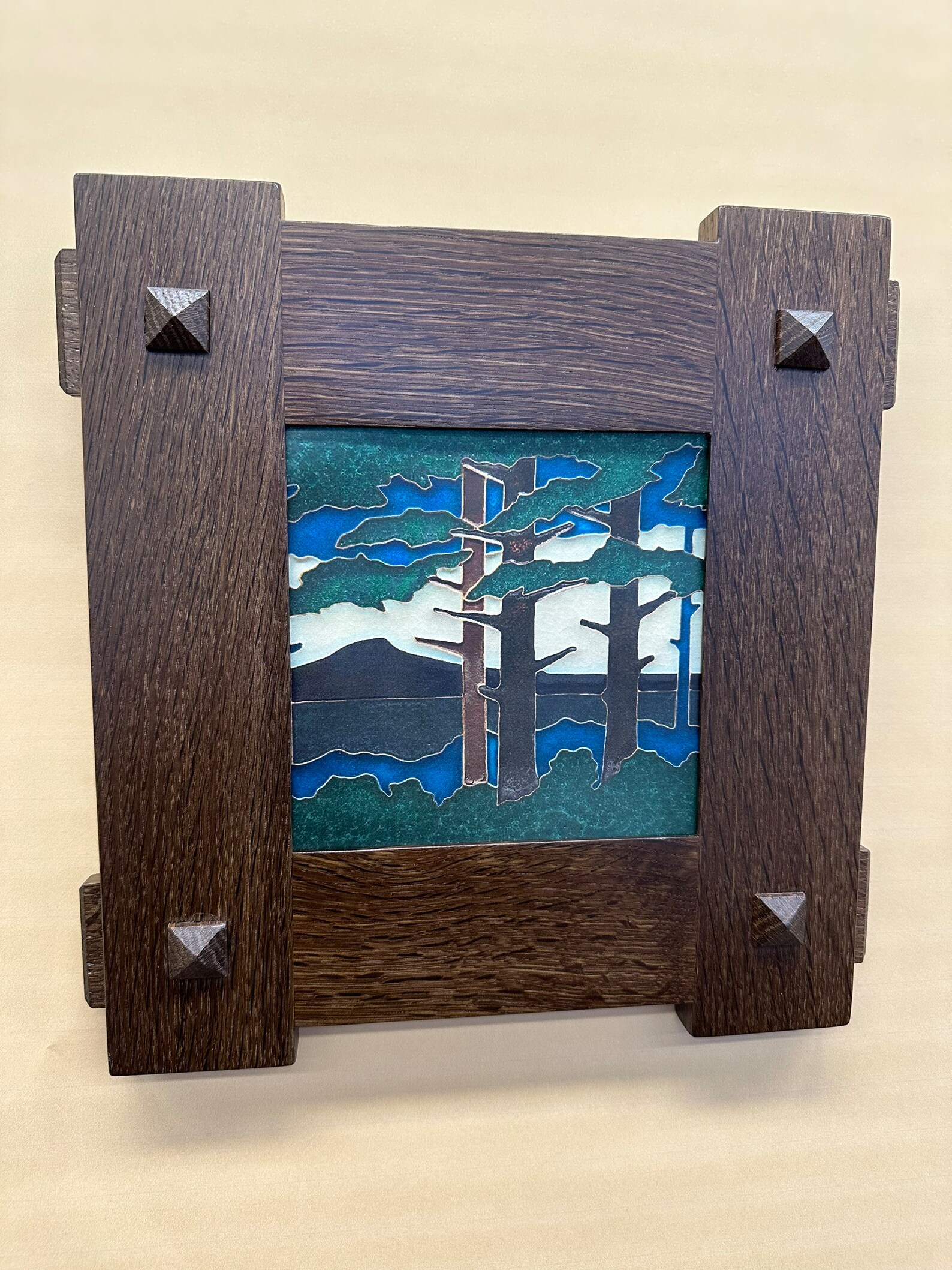 6x6 Tile Frame, Craftsman/mission Style Frame, Arts and Crafts, Quarter ...
