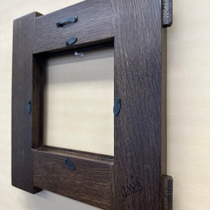 6x6 Tile Frame, Craftsman/mission Style Frame, Arts and Crafts, Quarter ...