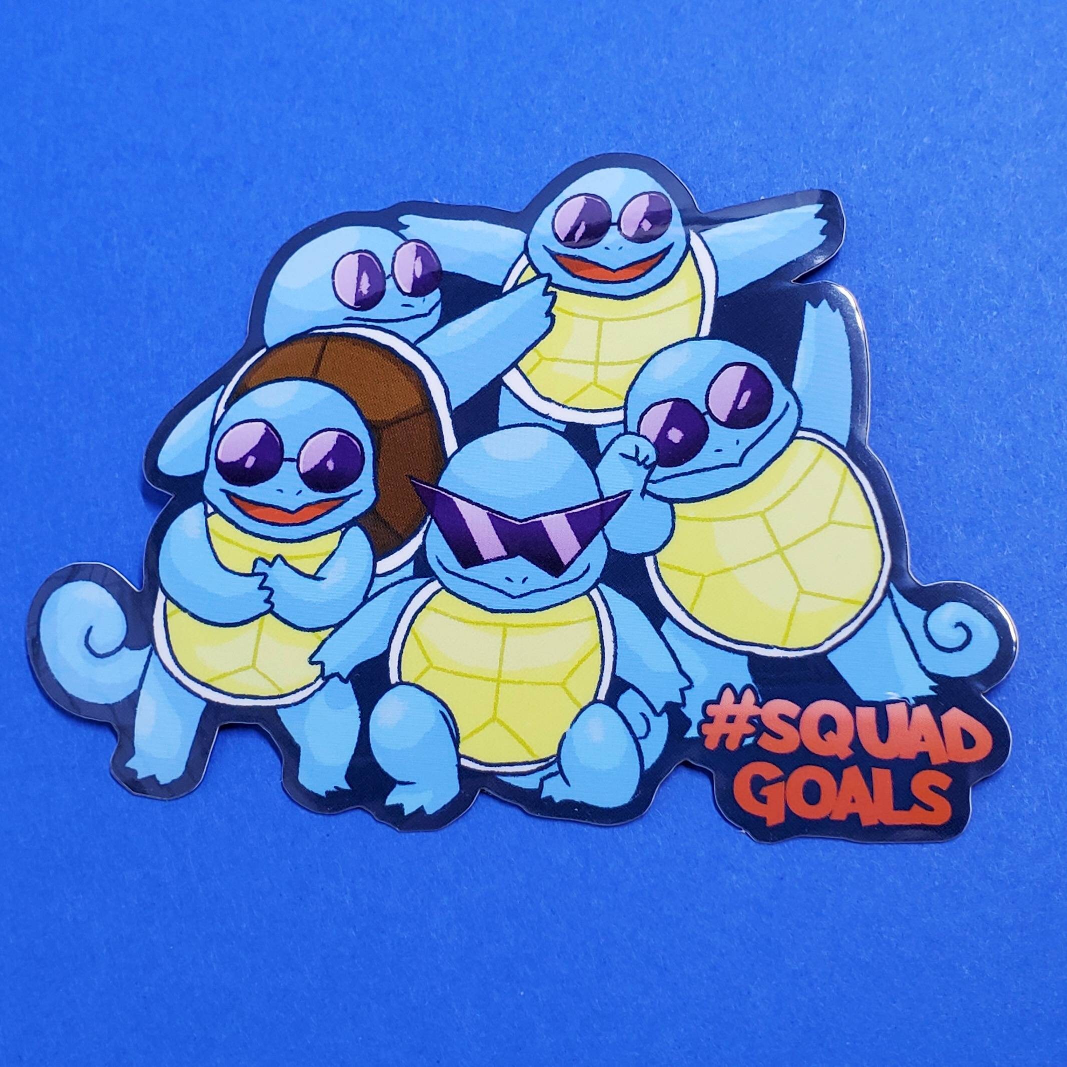 Papercraft squirtle squad sticker Stickers etna.com.pe