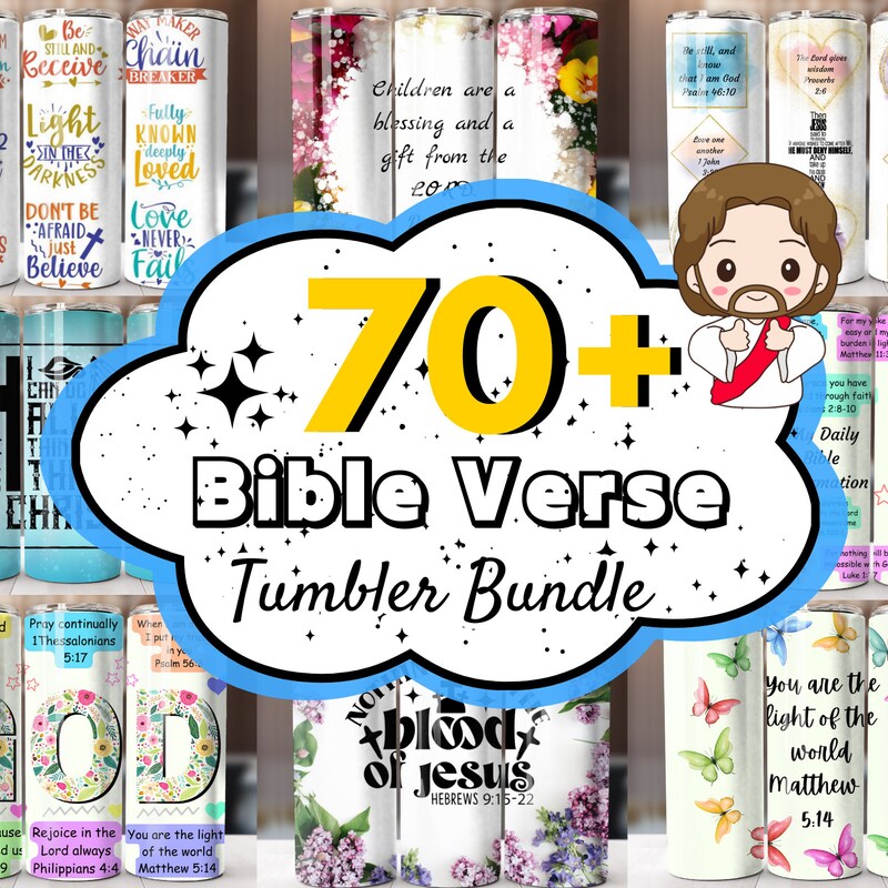 Bible Verse Tumbler - Etsy
