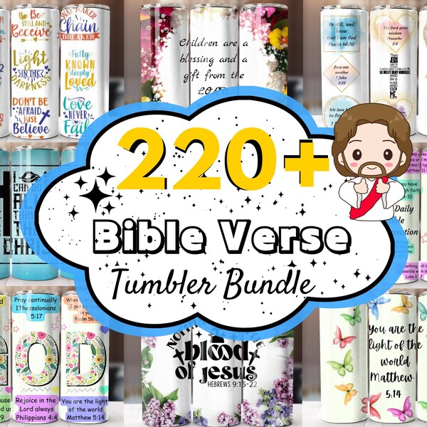 Bible Verse Tumbler - Etsy