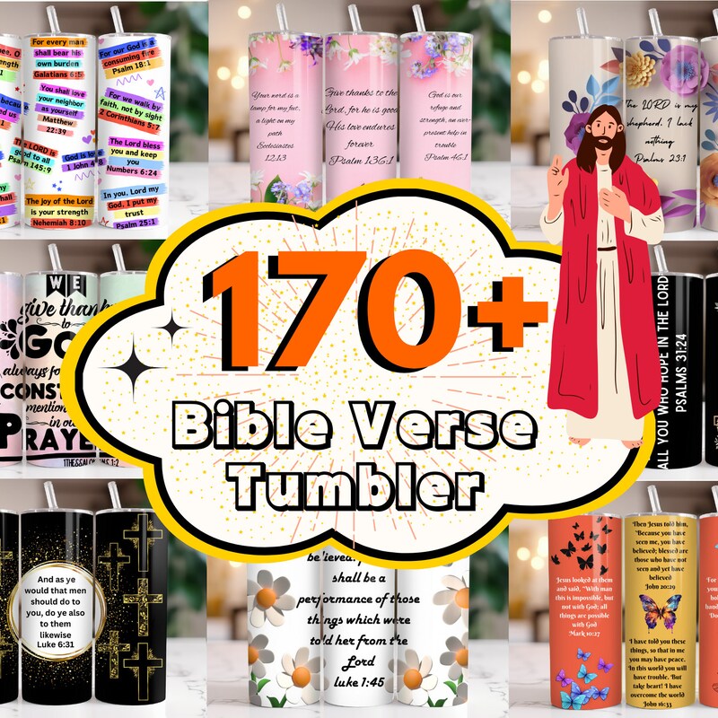 Bible Verse Tumbler - Etsy