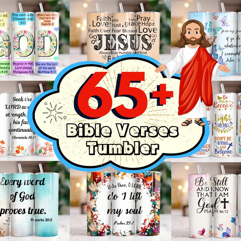 Bible Verse Tumbler - Etsy
