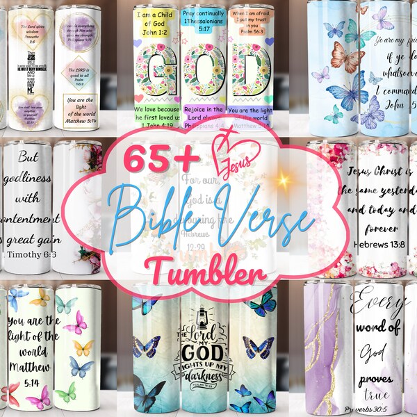 Bible Verse Tumbler - Etsy