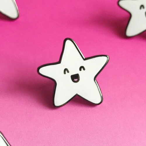 Pink Crystal Pin Enamel Pin Lapel Pin Glitter Pin Gem | Etsy